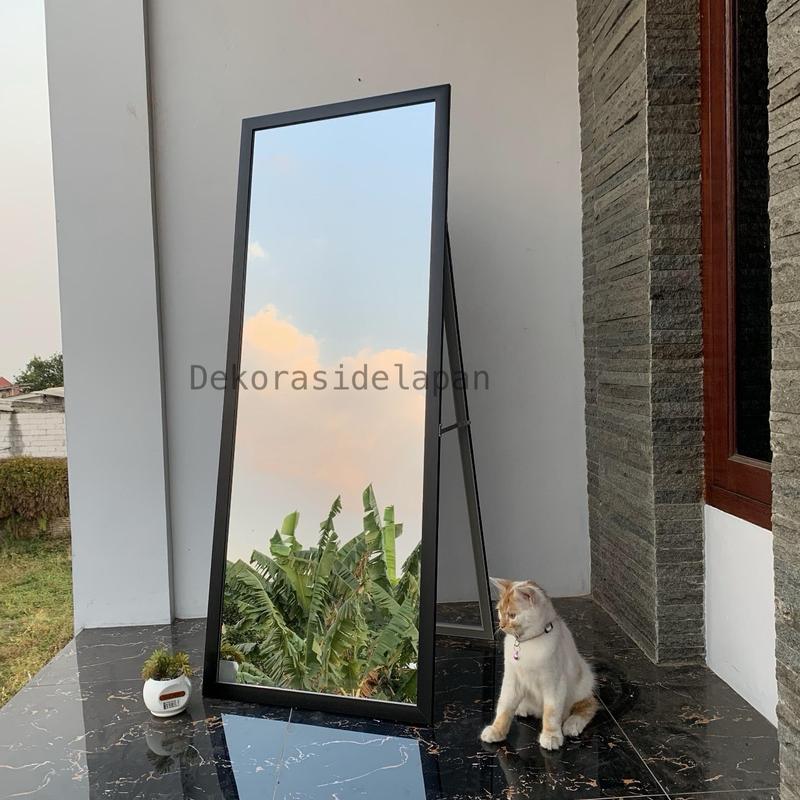 Standing Mirror Cermin Full Body Dekorasi Aesthetic cermin ruang - Shop ...