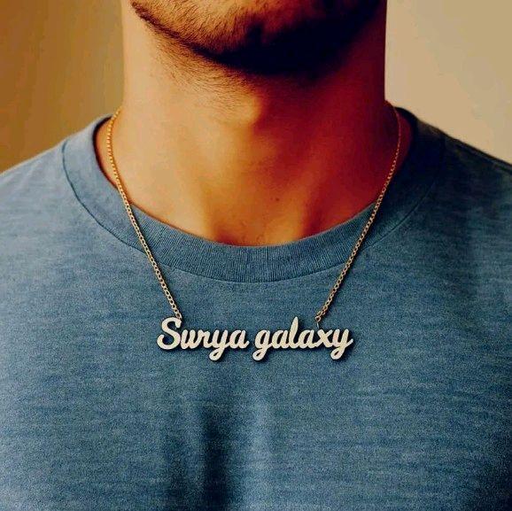 Kalung Liontin Custom nama Surgalxy - Shop | Tokopedia