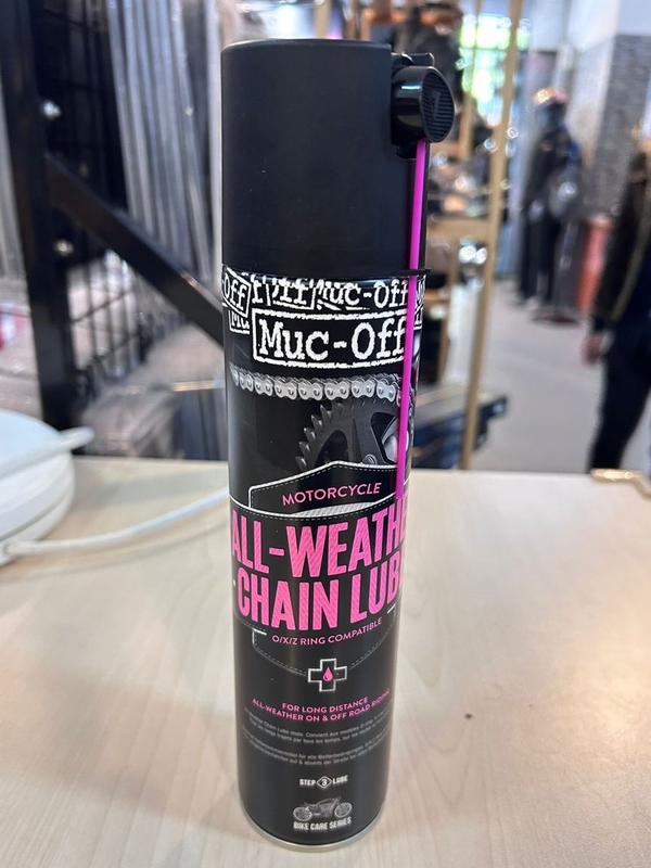 MUC OFF MOTORCYCLE ALL WEATHER CHAIN LUBE 400ML - TikTok Shop Malaysia