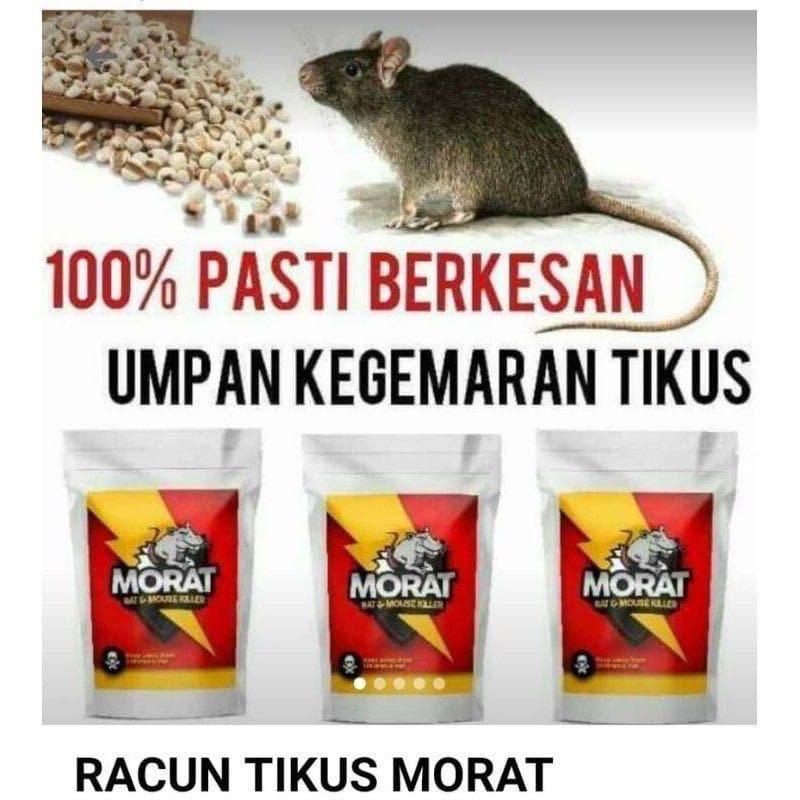 MORAT pemboonuh tikus matikus rat poison ratzero pantas ratkiller ...
