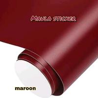 Jual Skotlet Import Merah Maroon Doff Dengan Kualitas Premium Sesuai ...