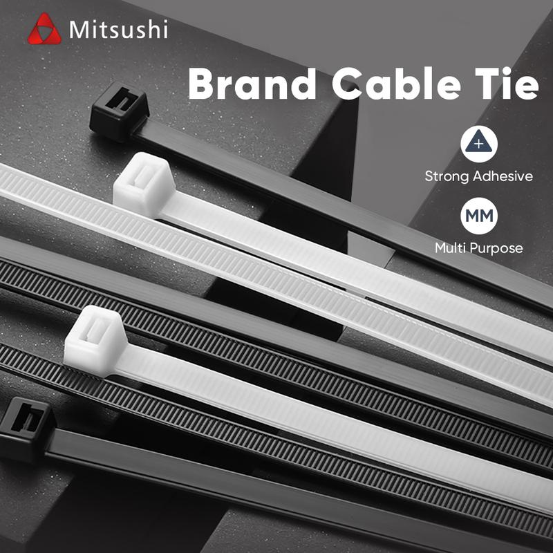Mitsushi Nilon Cable Tie 50/100pcs Locking Zip Ties Tali Kabel - TikTok ...