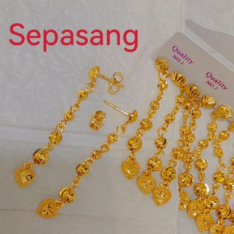 Subang Emas Bangkok Earring GOLD PLATED - TikTok Shop Malaysia
