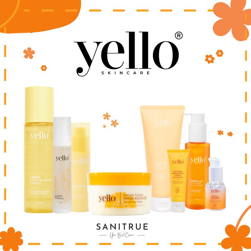 [BUY 2 FREE Mask Bowl]YELLO Skincare Oatmeal Turmeric Mask & Scrub ...