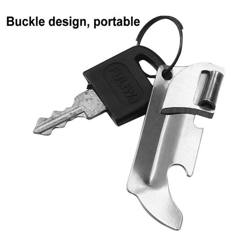 1Pcs Can Opener Opener Polished Stainless Steel Finishwith Utili-key ...
