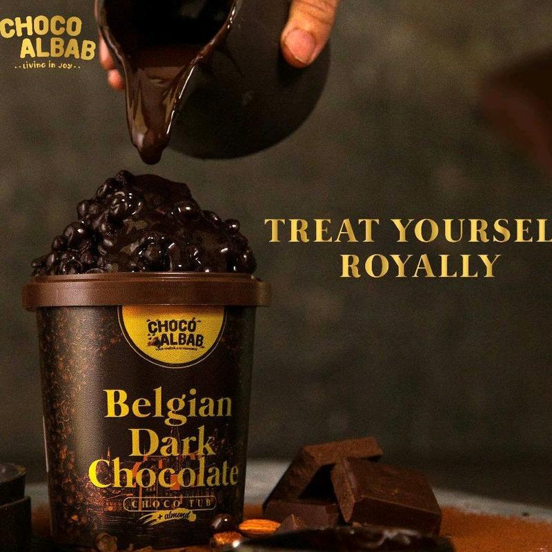 Belgian Dark Chocolate choco tub - TikTok Shop Singapore