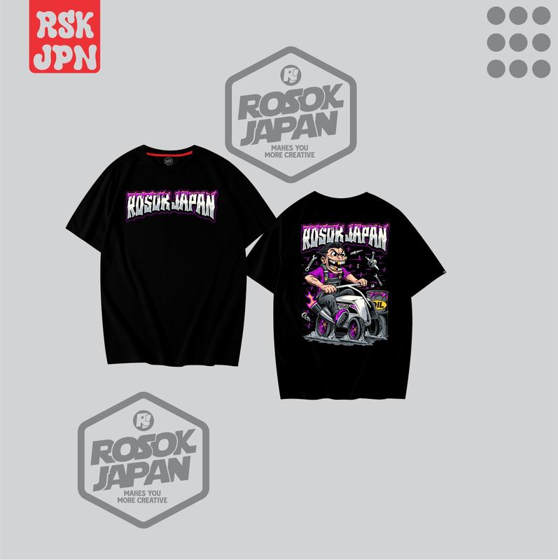 KAOS ROSOK JAPN RSK JPN O47 LENGAN PENDEK TENKI GL bajudistro - Shop ...