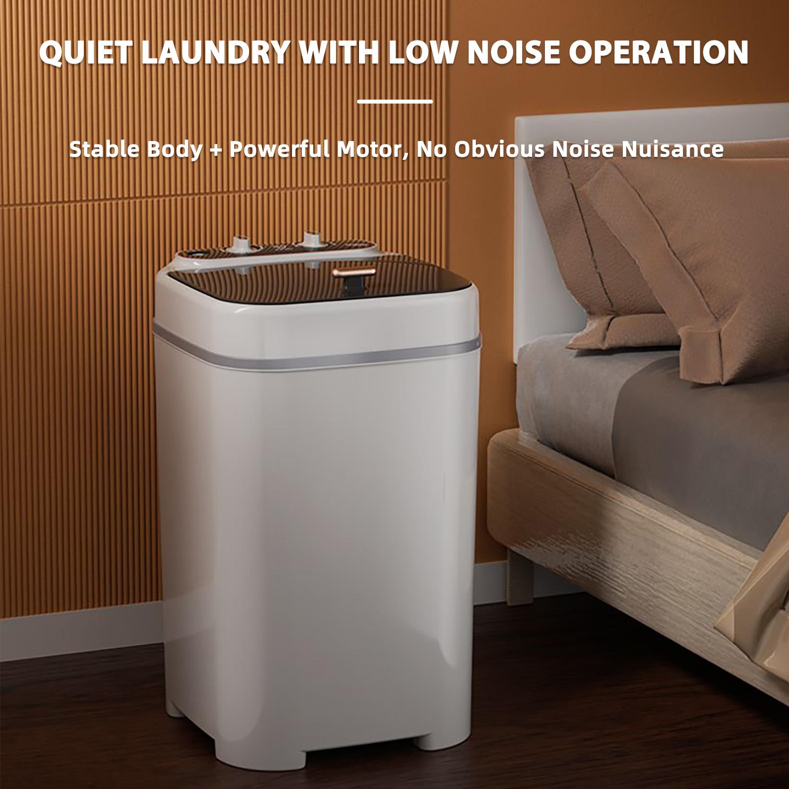 HODEKT 7.5KG Mini Washing Machine Portable with Spinner Blue Light ...