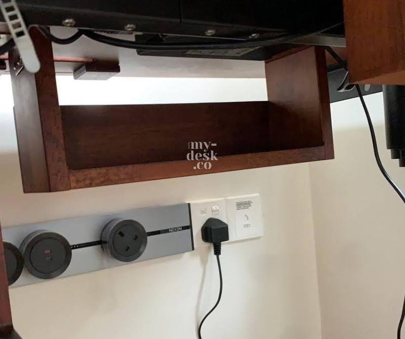 Solid wood Cable Management Bar, 80L x 18W x 15 H - TikTok Shop Singapore