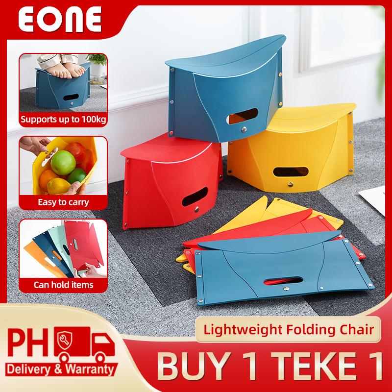 【BUY 1 TAKE 1】EONE Folding Chair 200kg Load Capacity All-in-one ...