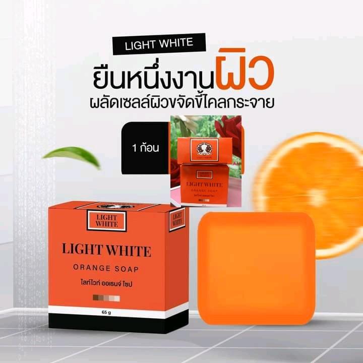 Sabun Light White orange.soap - TikTok Shop Malaysia