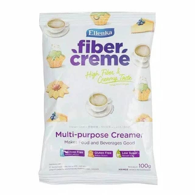 100gram Krimer fiber Creme ellenka Creamer sehat pengganti Santan Bahan ...