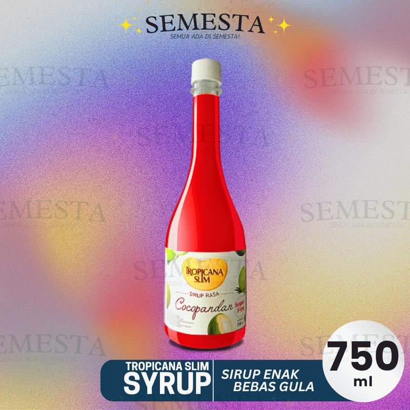Tropicana Slim Syrup Cocopandan - Syrup Cocopandan Rendah Kalori ...