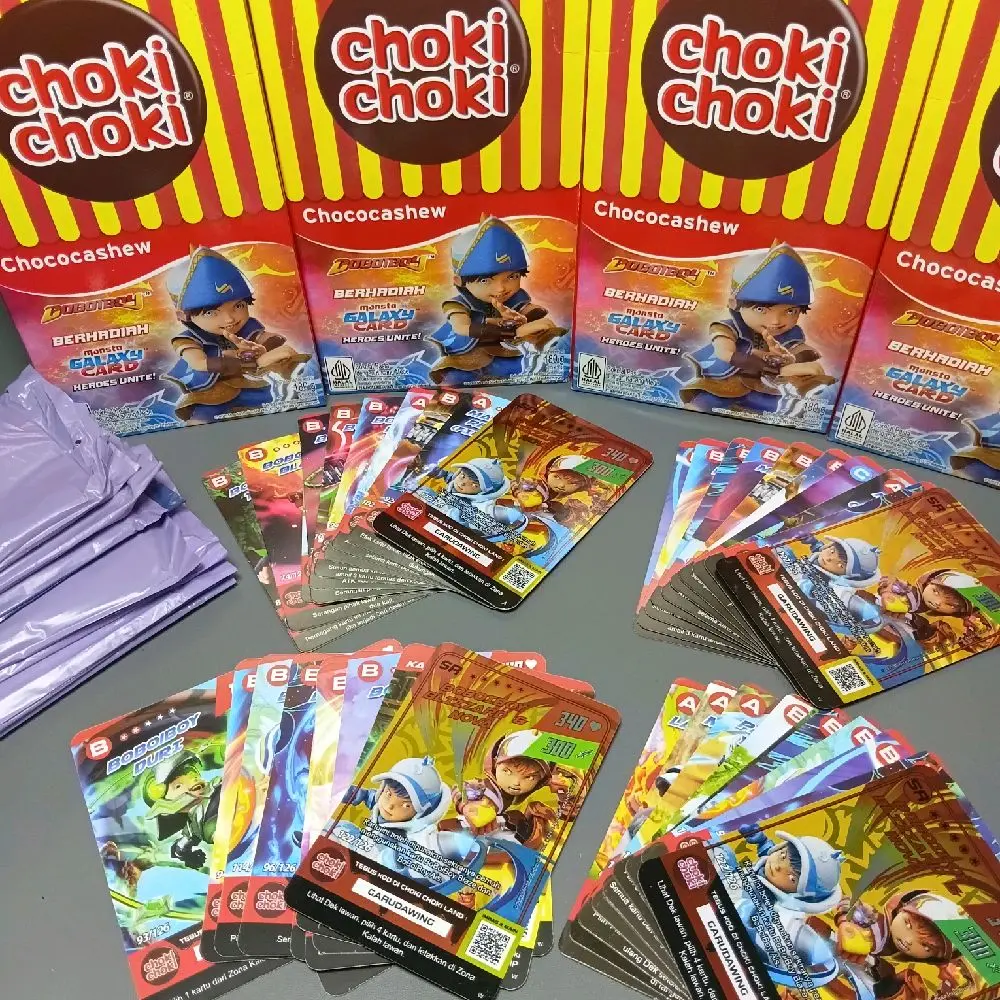 Choki Choki Kartu Original Boboiboy Segel Isi 1 Bungkus 10 Pcs Kartu ...