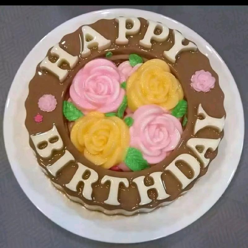 PAKET HAPPY BIRTHDAY (Cetakan Bunga 3 + 1 cetakan HAPPY BIRTHDAY + 1 ...