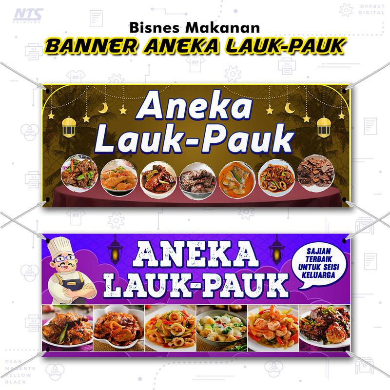 BANNER ANEKA LAUK-PAUK (READY DESIGN) - PENIAGA KEDAI / GERAI / MAKANAN ...
