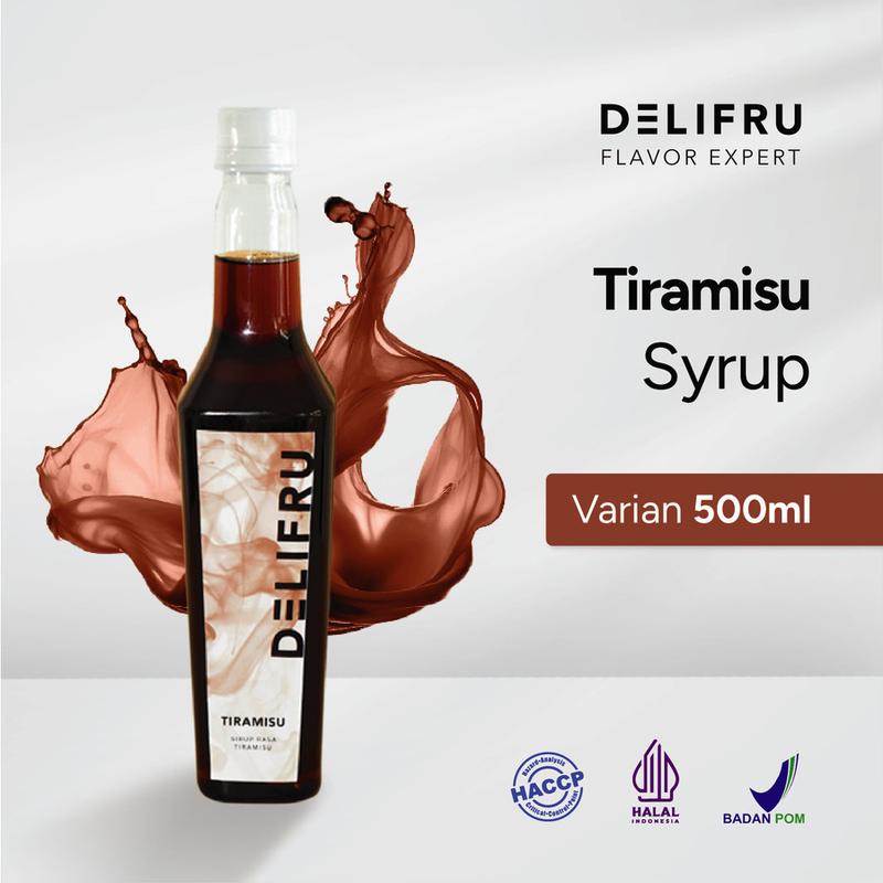 Tiramisu Syrup Delifru 500 ml - Sirup Tiramisu Premium - Shop | Tokopedia