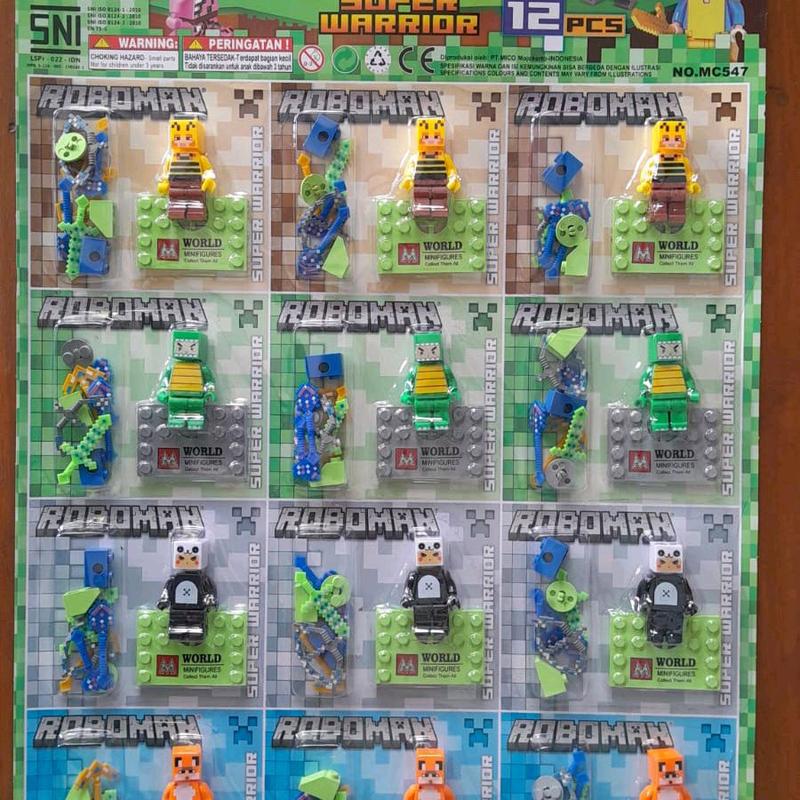Mainan Brick Susun Balok Figure Minecraft - Susun Balok Figure Ninja ...