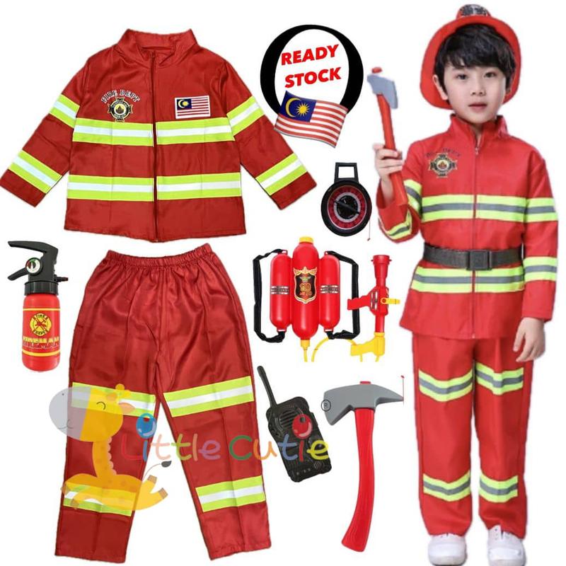 Little Cutie Bomba Costume Kids Fireman Malaysia Kostum Buda - TikTok ...