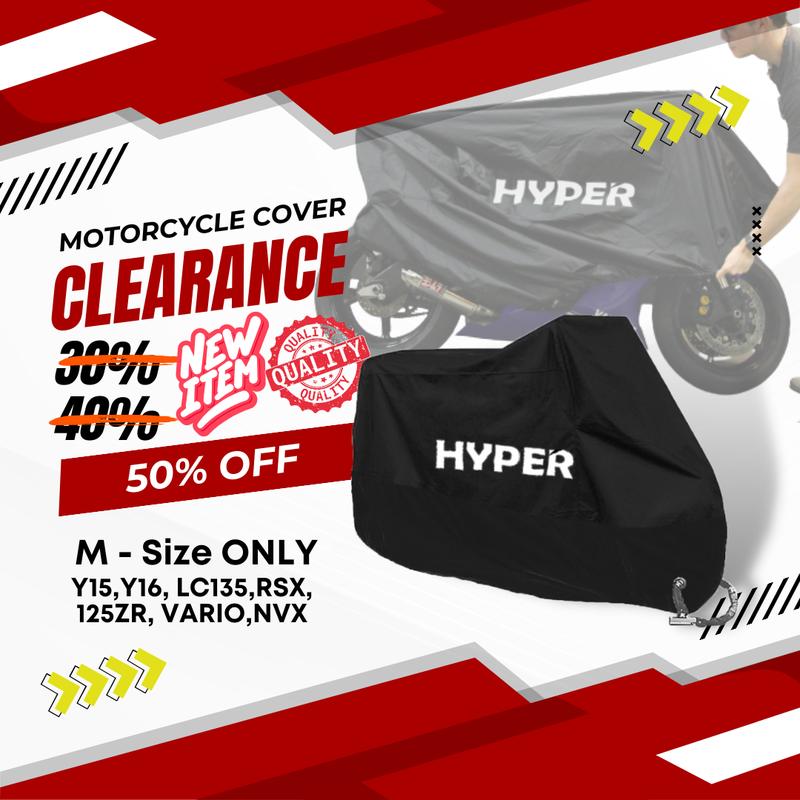 [CLEARANCE] Motor Cover HYPER Waterproof Dustproof UVproof Outdoor ...