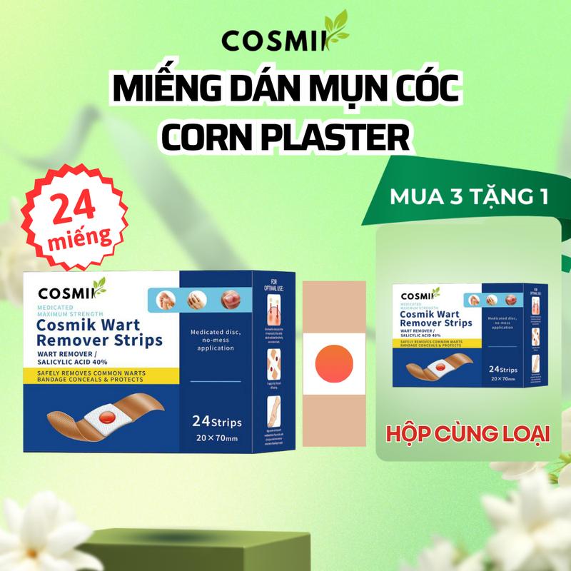 Miếng dán mụn cóc, vết chai tay, chai chân, mụn thịt Cosmik - TikTok ...