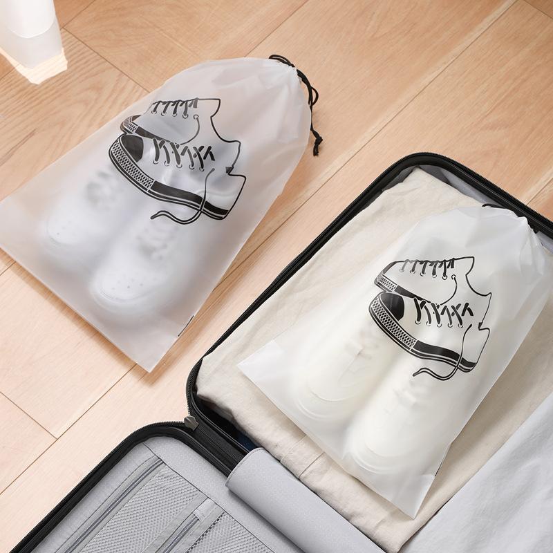 5/1PCS Shoe Storage Bag Waterproof Portable Reusable Sealed Frosted ...