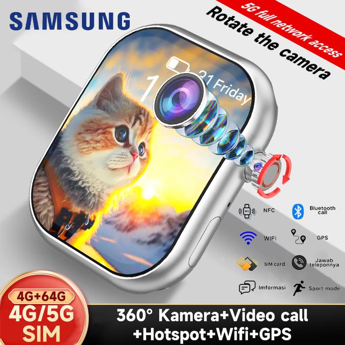 Jual [Bisa Video Call] 4G LTE SIM Smartwatch B29 ROM/RAM:4+64G Bisa ...