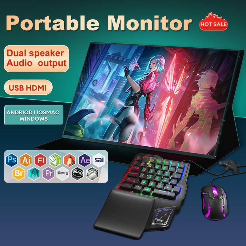 【EXPOSE】Portable Monitor 12 Inch 60HZ Ultra-Thin HDR FHD IPS - TikTok ...