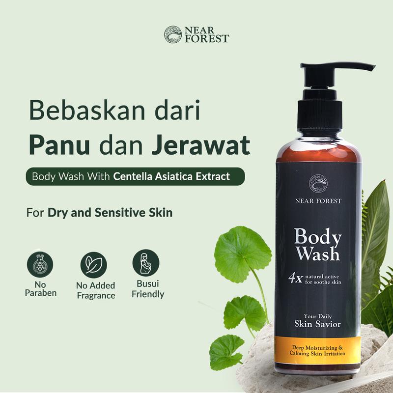 Near Forest Body Wash 4x Natural Active for Soothe Skin Sabun - Shop ...