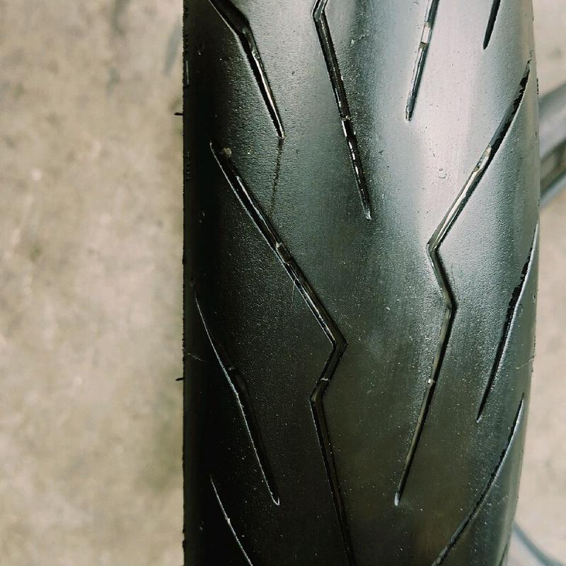 tayar motor saiz 110/70/ZR 17 brand Rosso tohun 23 tayar 2nd - TikTok ...