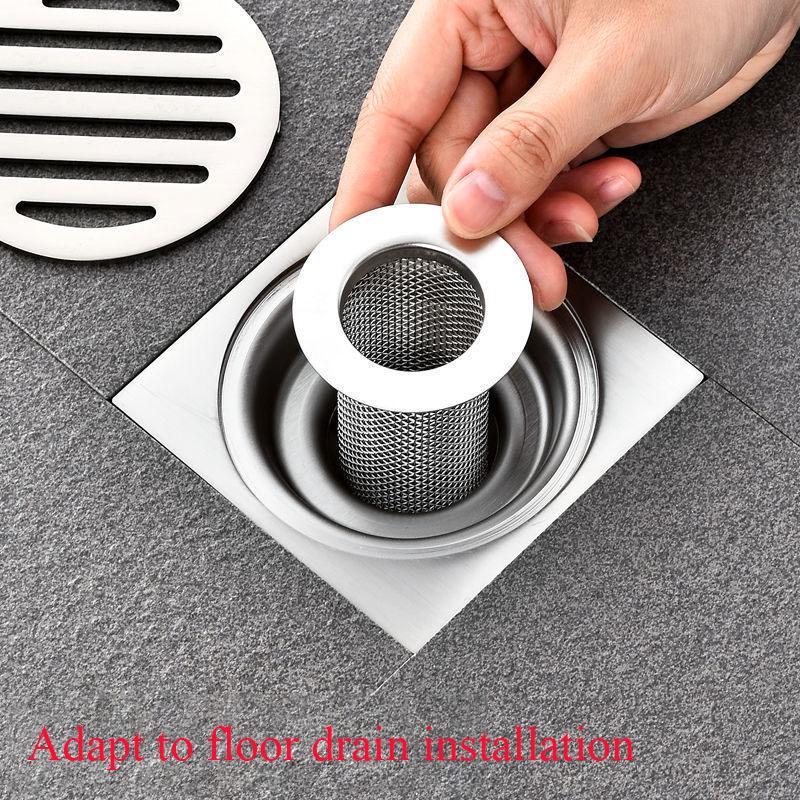 304 stainless steel sewer filter net, bathroom floor drain net, anti ...