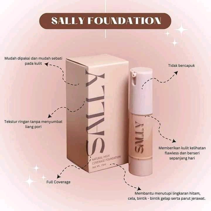 Sally Foundation Baru Siap Stok Sekarang - Concealer Makeup Terbaru ...