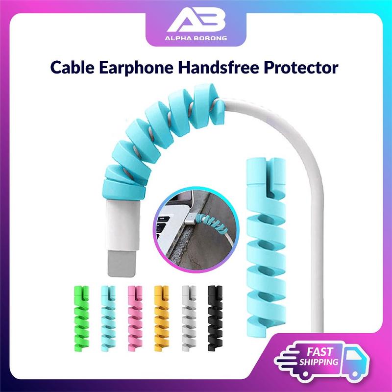 【Alpha Borong】Cable Charger Earphone Handsfree Protector Wir - TikTok ...