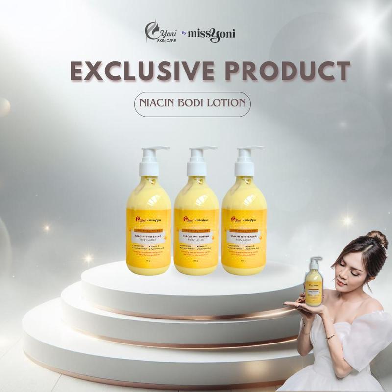 YONI SKIN CARE - BUNLDE ISI 3 NIACIN WHITENING BODY LOTION 300gr - Shop ...
