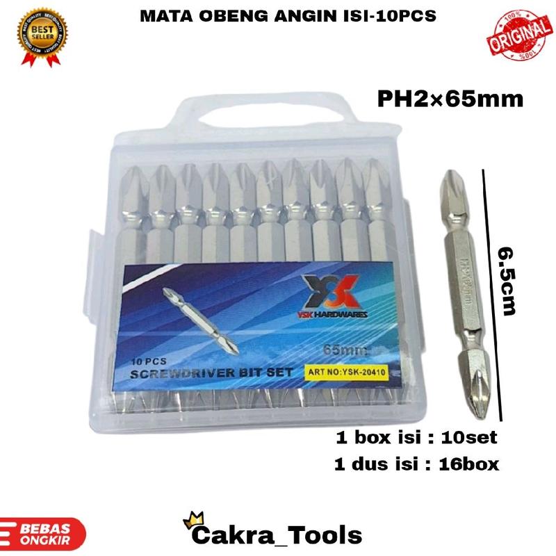 MATA OBENG ANGIN ISI-10 PCS / MATA OBENG obeng kembang - Shop | Tokopedia
