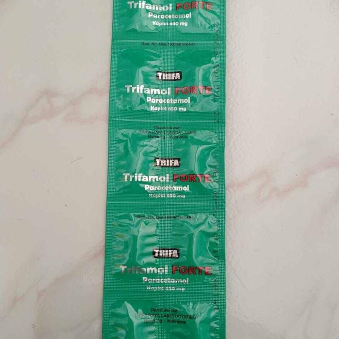 Jual Trifamol Forte 650 MG - Obat Demam & Nyeri - 1 Strip - Jakarta ...