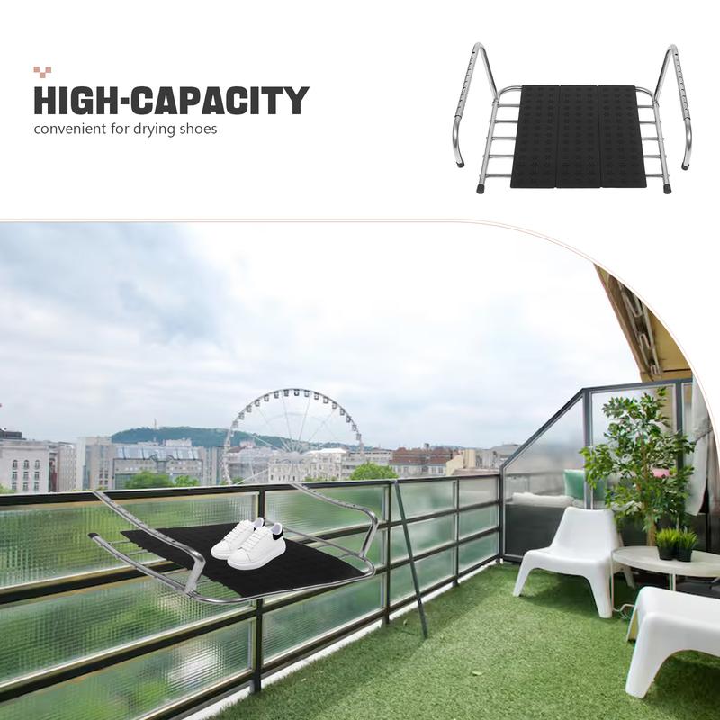 Foldable Balcony Clothes Drying Rack Window Sill Clothes Drying ...