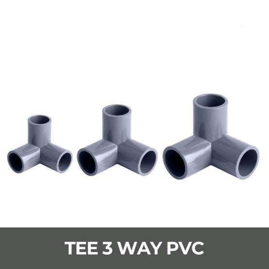 Jual Tee 3 Way 1/2" 3/4" 1" cabang 3 Elbow 90 Derajat Siku PVC - 1 ...