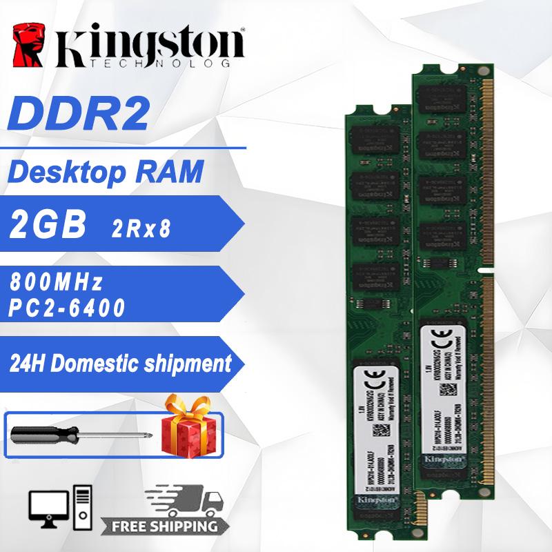 [Ready Stock]1PCS Kingston 2GB DDR2 800Mhz DIMM 1.8V RAM 2Rx - TikTok ...