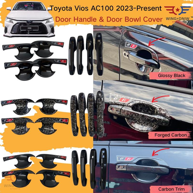 Toyota Vios Gen4 AC100 2023 2024 2025 Pemegang Pintu & Penutup Mangkuk ...