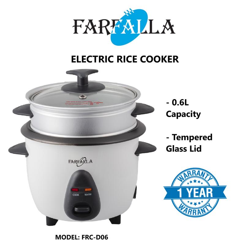 Farfalla FRC-D06 0.6L Electric Rice Cooker - TikTok Shop Singapore