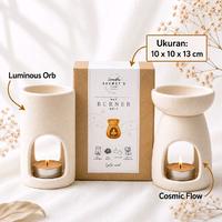 Promo Tungku Aromaterapi Oil Burner Tungku Wax Burner Keramik Premium ...