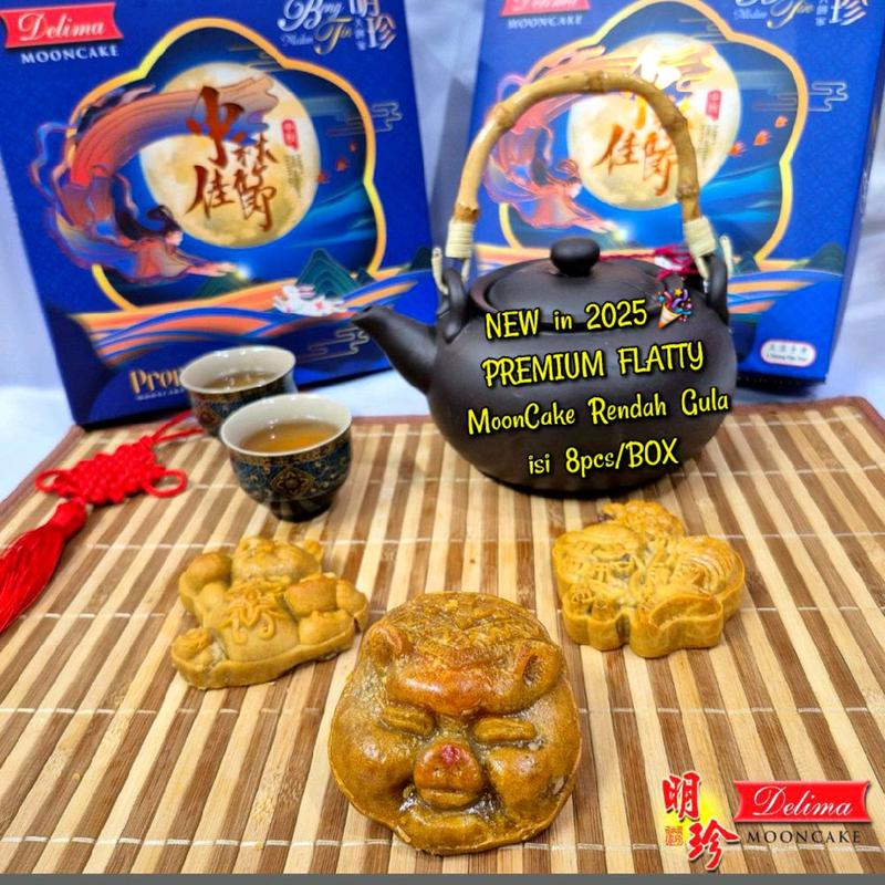 READY KUE BULAN RENDAH GULA DELIMA (BENGTIN) MEDAN 2025/FLATTY MOONCAKE ...