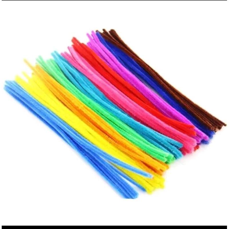 PIPE CLEANER SATUAN / KAWAT MERCY SATUAN - SENSORY PLAY MONTESSORI ...