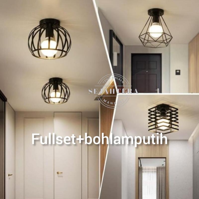 lampu gantung bahan Besi tempel plafon/dekorasi rumah tambahan - Shop ...