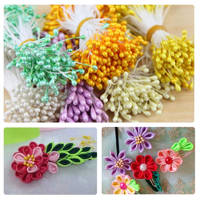Bunga Tiruan Stamens, 150pcs, Kraftangan DIY, Kepala Berganda, - TikTok ...