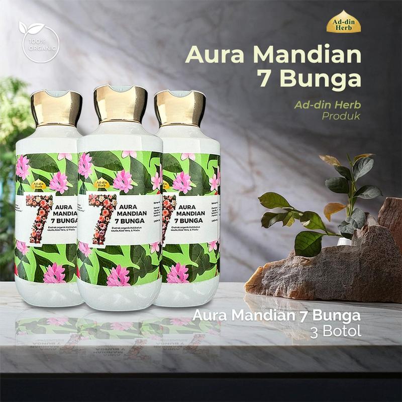 [ORIGINAL HQ] 3 BOTOL SABUN MANDIAN AURA 7 BUNGA |SABUN MANDIAN|SABUN ...