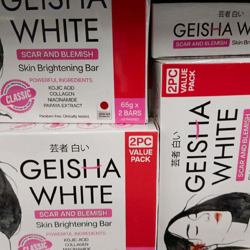 Geisha White Intense/ Classic Skin Brightening Soap 65g x 2' - TikTok ...