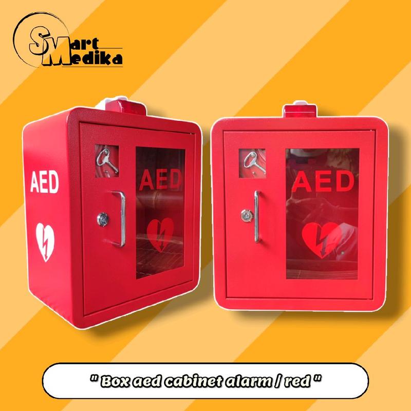 BOX AED WALL WITH ALARM / BOX AED CABINET / BOX EMERGENCY AED WALL ...