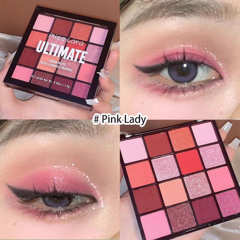 16 Color Eye Shadow Palette Shimmer Matte Marble Eye Makeup Palette ...